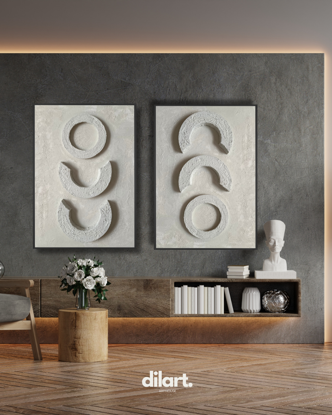 ''Eternal'' Texture Tablo – Dilart Art House